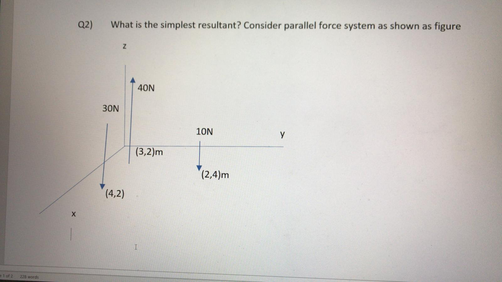 Solved Q2) What is the simplest resultant? Consider parallel | Chegg.com