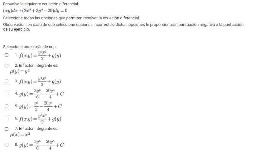 Solved Resuelva la siguiente ecuación diferencial: | Chegg.com