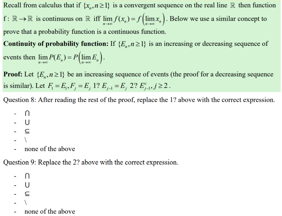 Solved Recall from calculus that if {x,n21} is a convergent | Chegg.com
