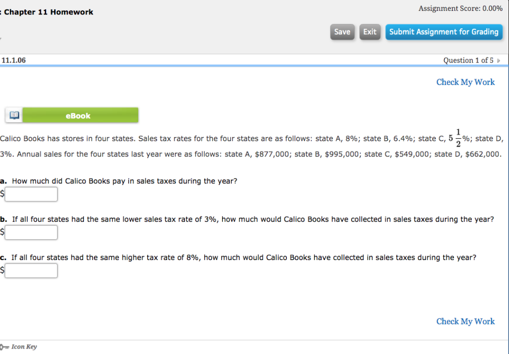 Solved Assignment Score: 0.00% Chapter 11 Homework Exit | Chegg.com