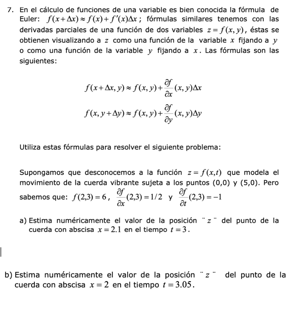 Solved In the calculation of functions of a variable, the | Chegg.com