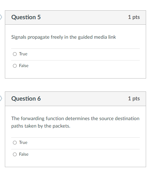 Solved Signals propagate freely in the guided media link | Chegg.com