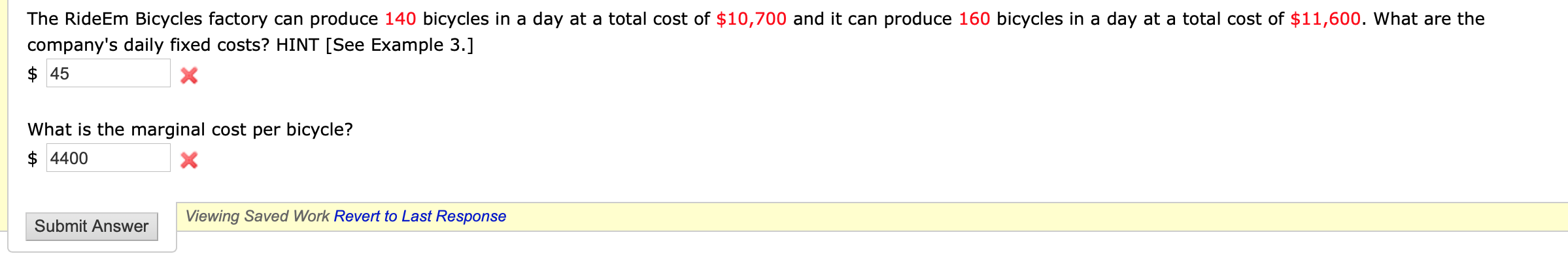 Solved The RideEm Bicycles factory can produce 140 bicycles | Chegg.com