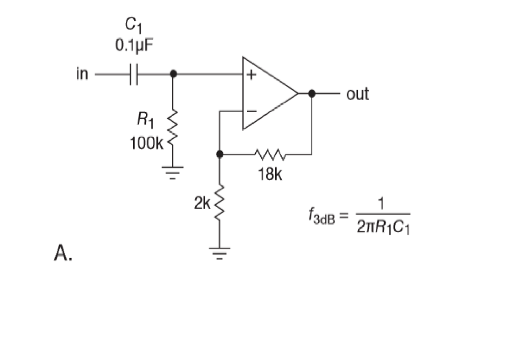 Solved What is the input impedance of this ac-coupled | Chegg.com