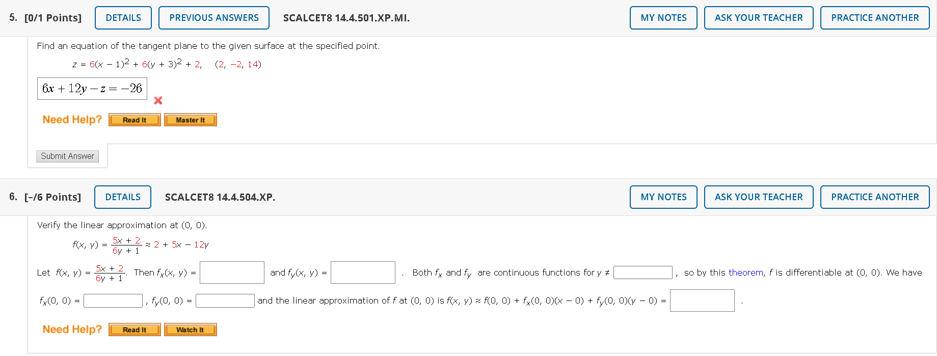 Solved 5. [0/1 Points] DETAILS PREVIOUS ANSWERS SCALCET8 | Chegg.com