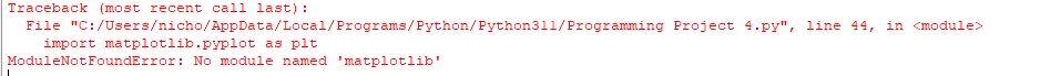 Solved I've never seen this error in python before, can | Chegg.com