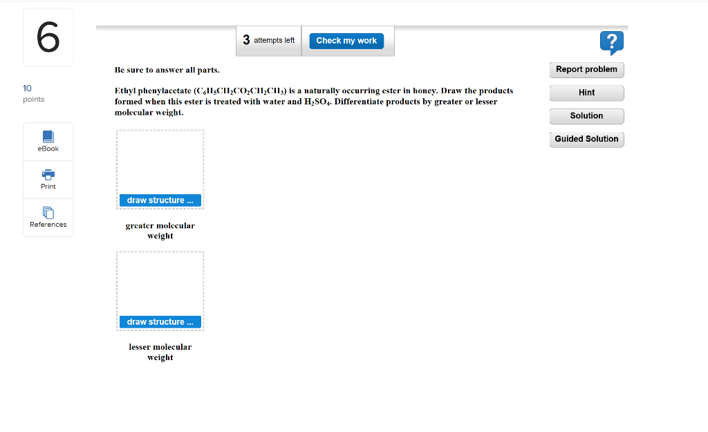 Solved 6 3 attempts left Check my work 2 Be sure to answer | Chegg.com