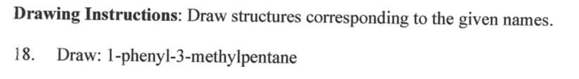 Solved Drawing Instructions: Draw structures corresponding | Chegg.com