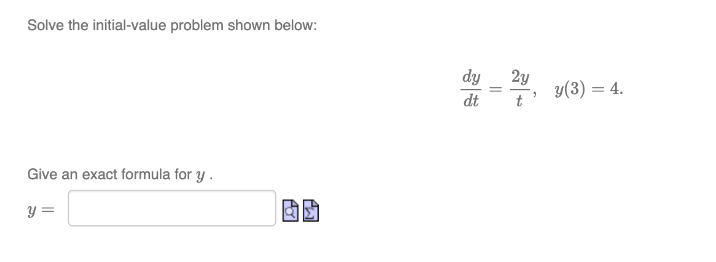 Solved Solve the initial-value problem shown | Chegg.com