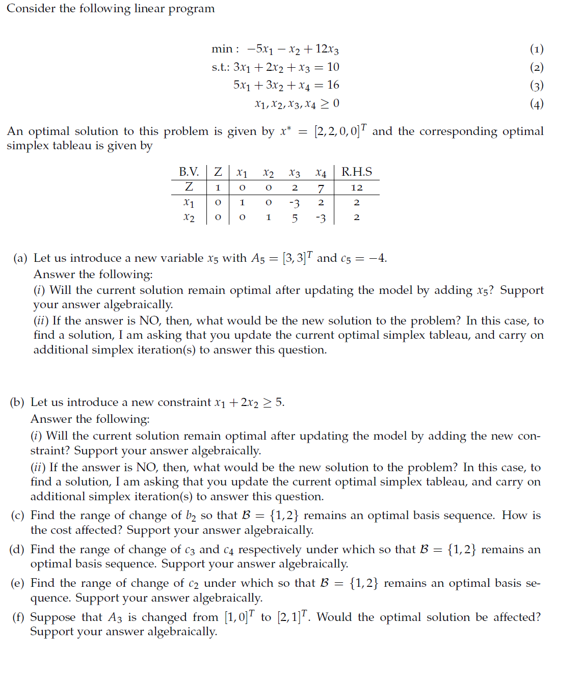 Solved I want step by step handwritten answer for each of | Chegg.com