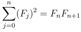 Solved (Fj)j=0∞∑j=0n(Fj)2=FnFn+1Fj+2=Fj+1+Fj då j≥0 | Chegg.com