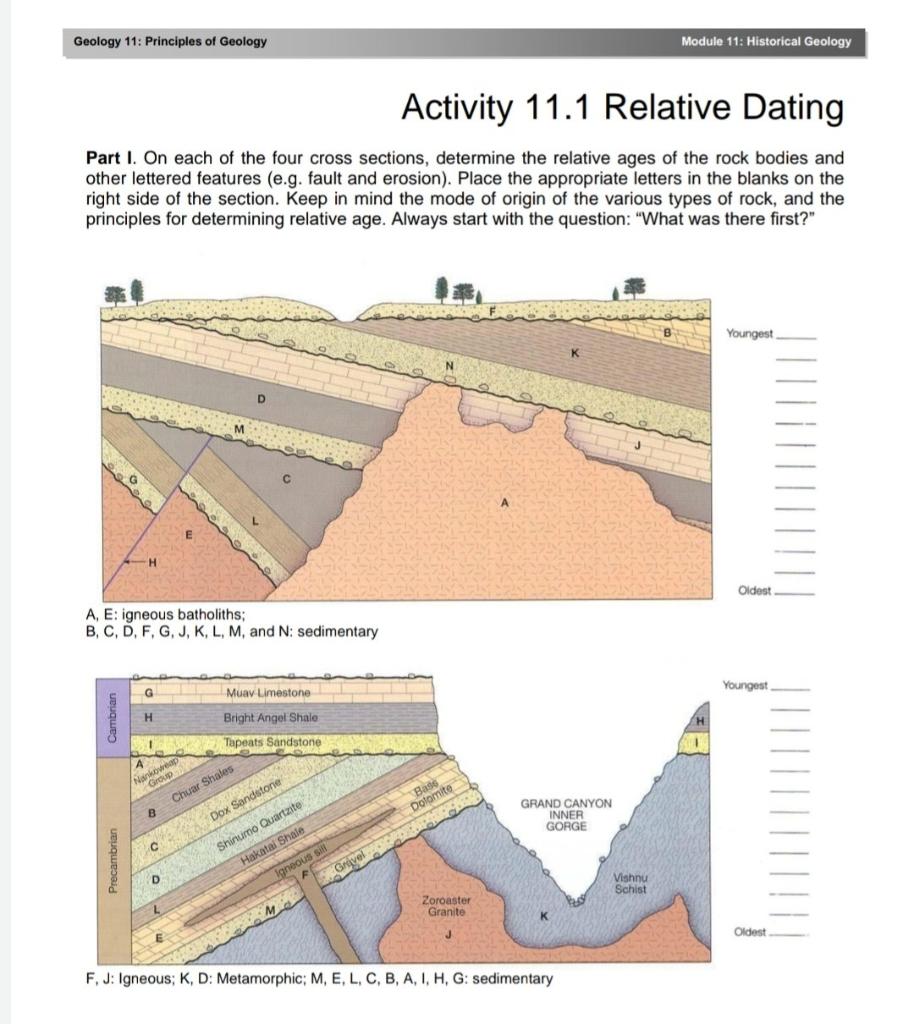 Solved Geology 11: Principles of Geology Module 11: | Chegg.com