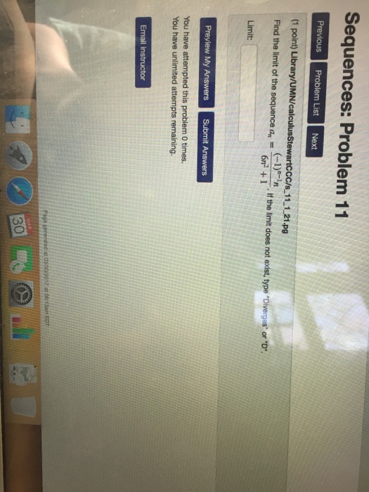 Solved Sequences Problem 10 Previous Problem Next 1 Point 8026
