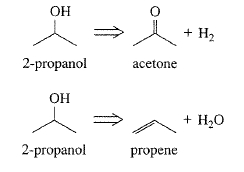 Solved The decomposition of gaseous 2-propanol over a mixed | Chegg.com