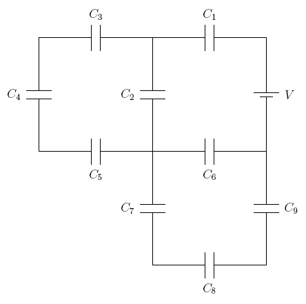 Solved For the schematic diagram below, assume that C2 = | Chegg.com
