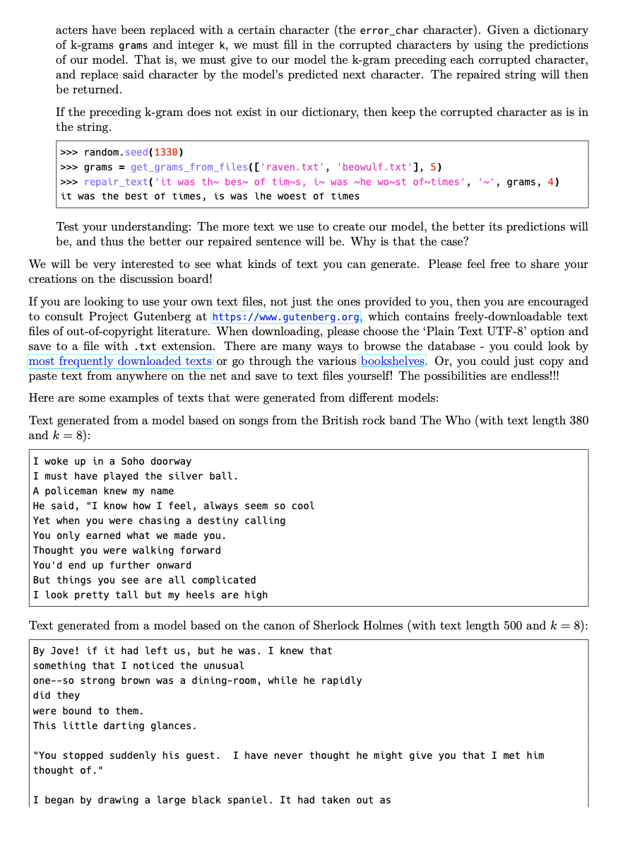 For this question, write the following files in a | Chegg.com