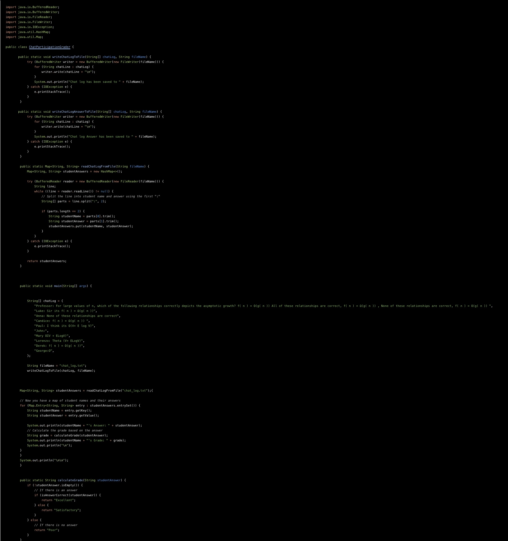 Solved Based on the code attached determine the following:A. | Chegg.com