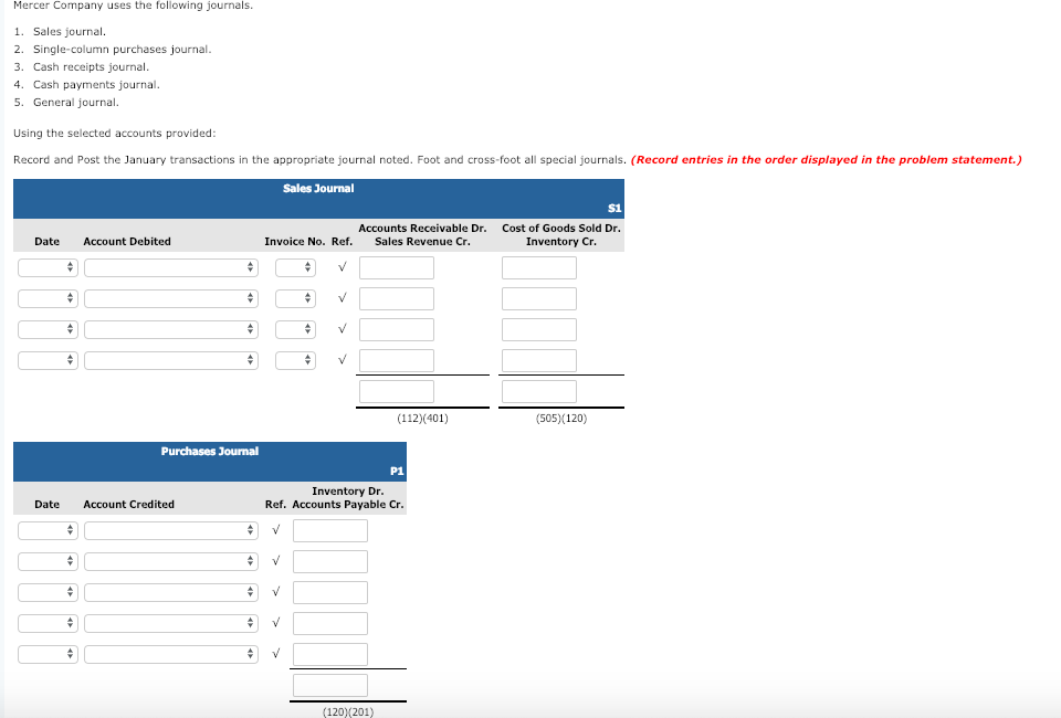 Solved Problem 7-4A Selected accounts from the chart of | Chegg.com