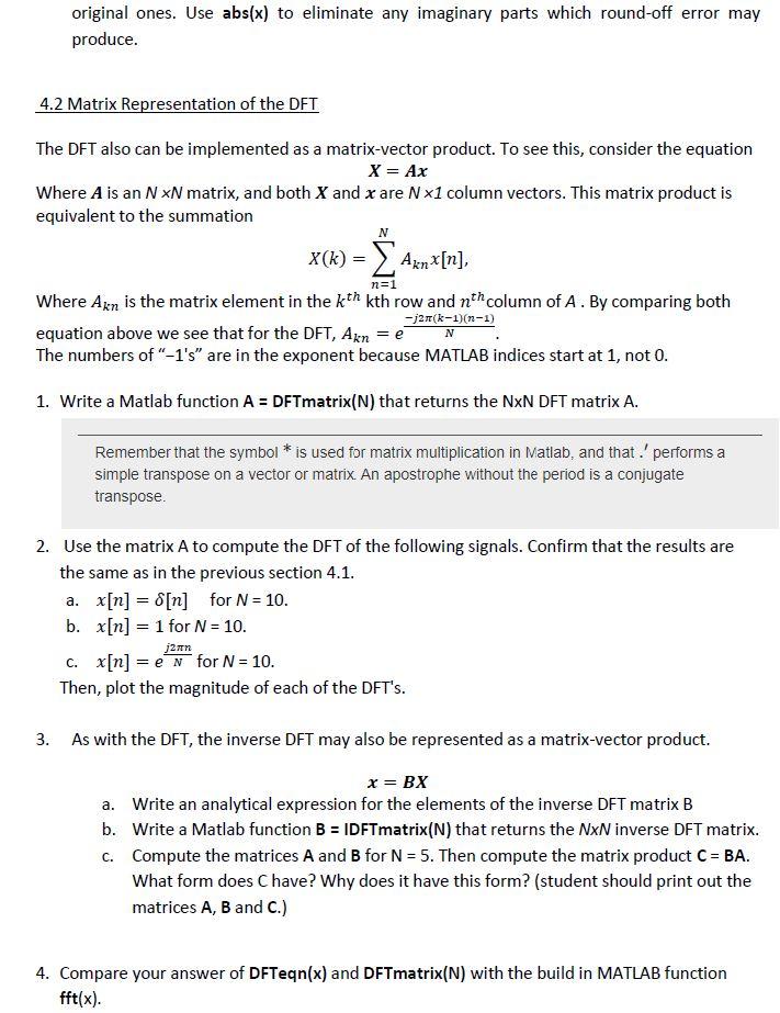 Solved 1.0 OBJECTIVES 1.1 To write a coding of DFT and | Chegg.com Solved 1.0 OBJECTIVES 1.1 To write a coding of DFT and | Chegg.com
