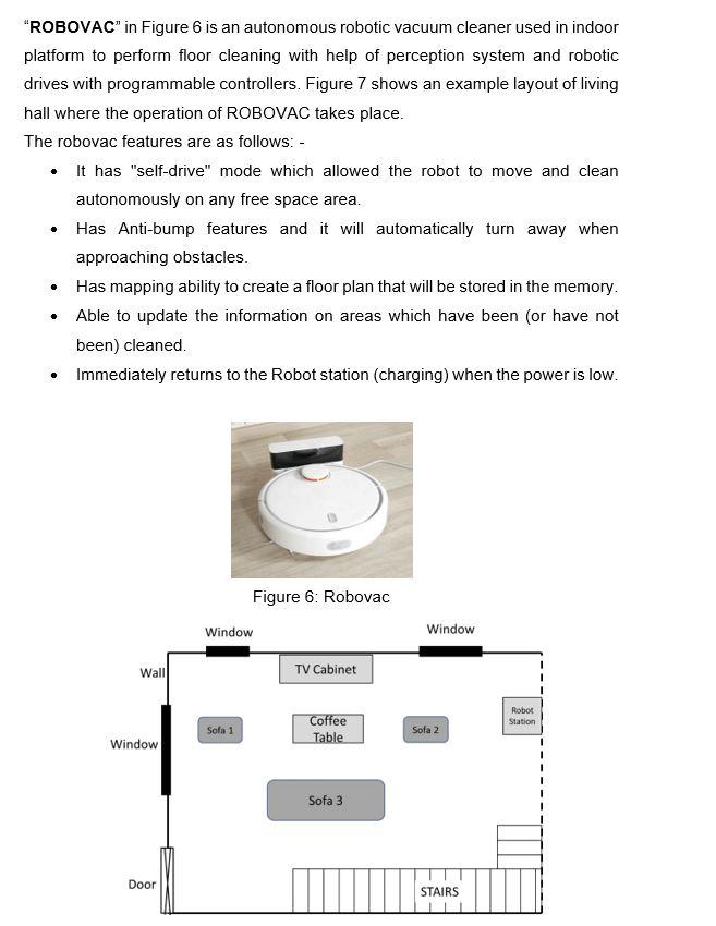 Solved "ROBOVAC" in Figure 6 is an autonomous robotic vacuum | Chegg.com