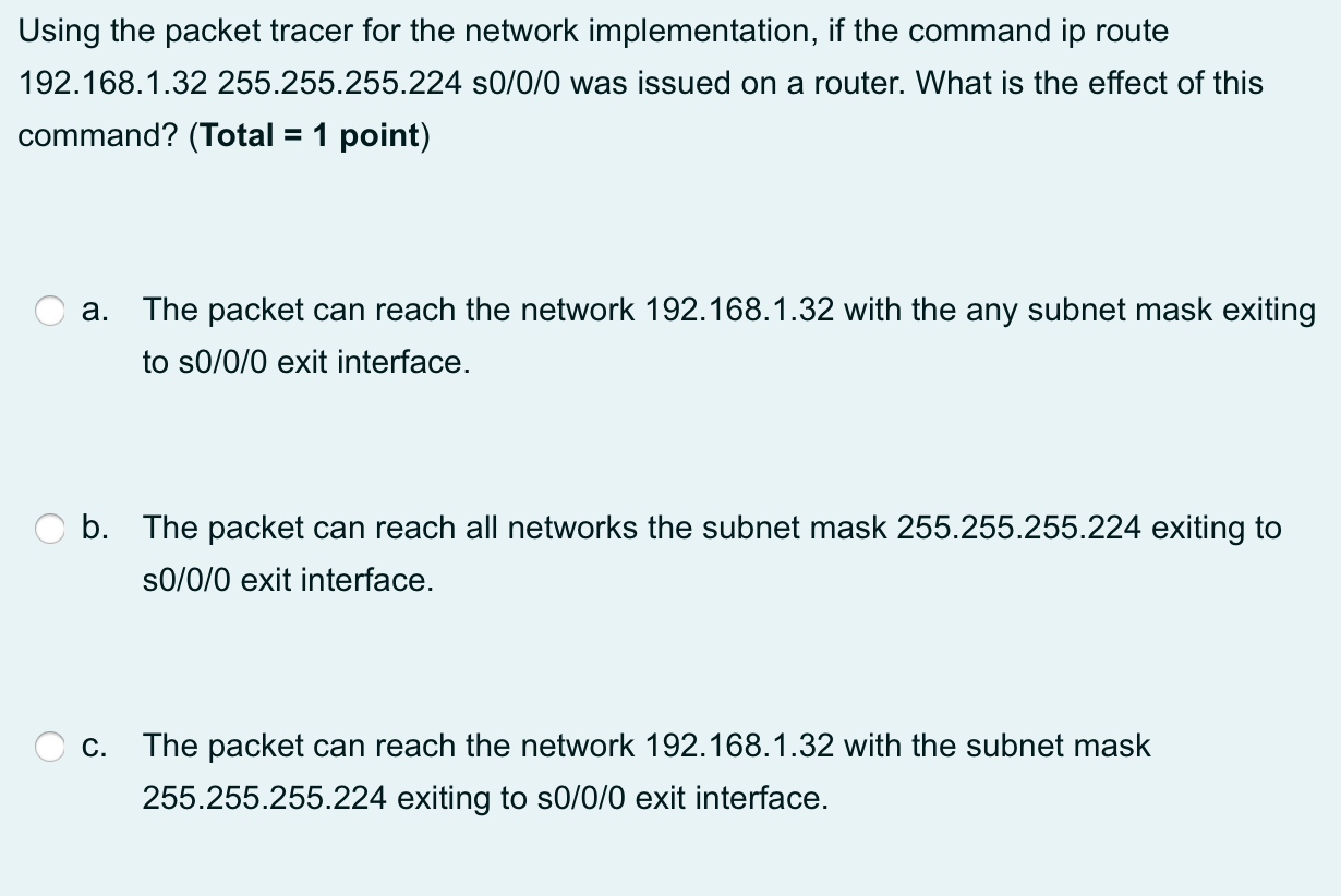 Solved What is the maximum number of IP addresses that can | Chegg.com
