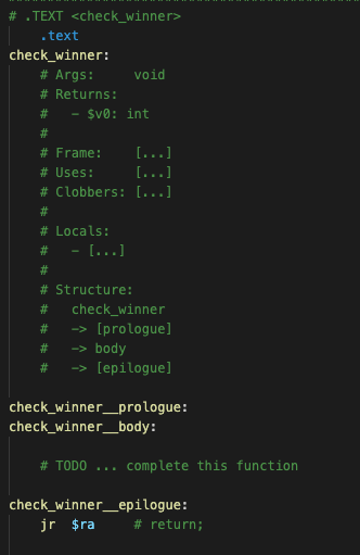 Solved Complete the given MIPS code by converting the | Chegg.com
