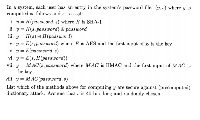 Solved In a system, each user has an entry in the system's | Chegg.com