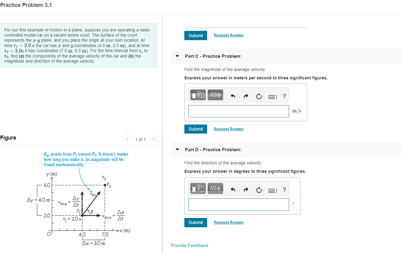Solved Practice Problem 3.1 Constants Part A - | Chegg.com