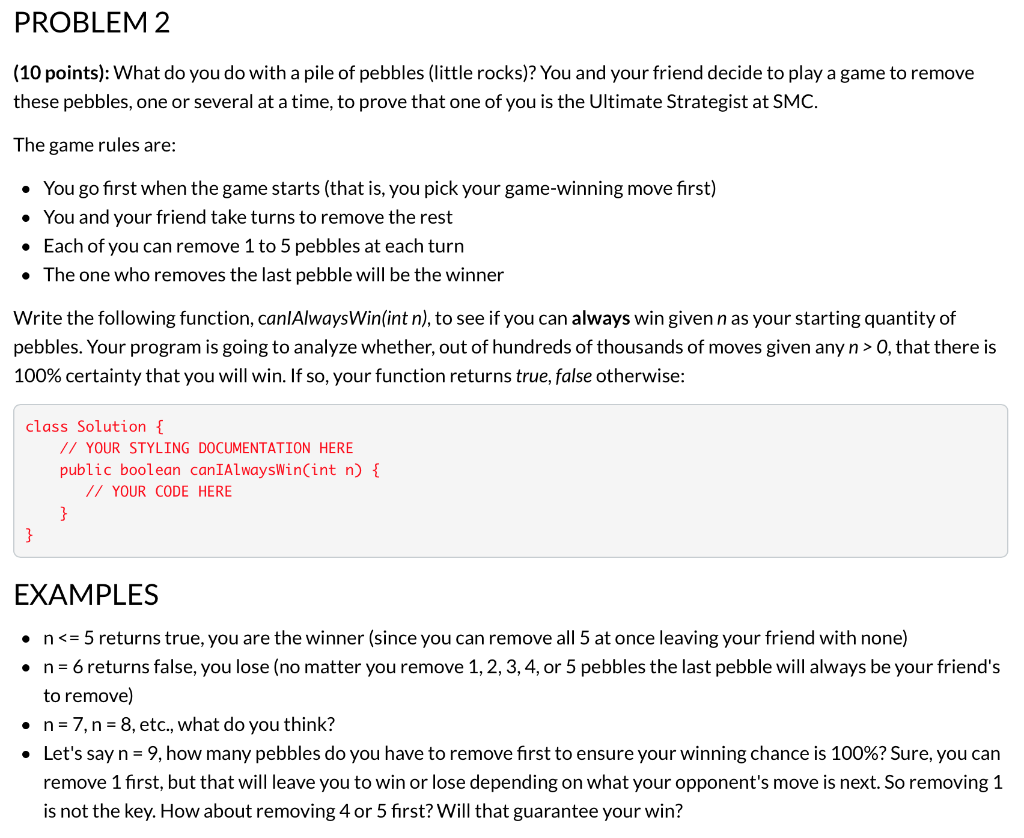 Solved • Your solution has to be platform-independent; it | Chegg.com