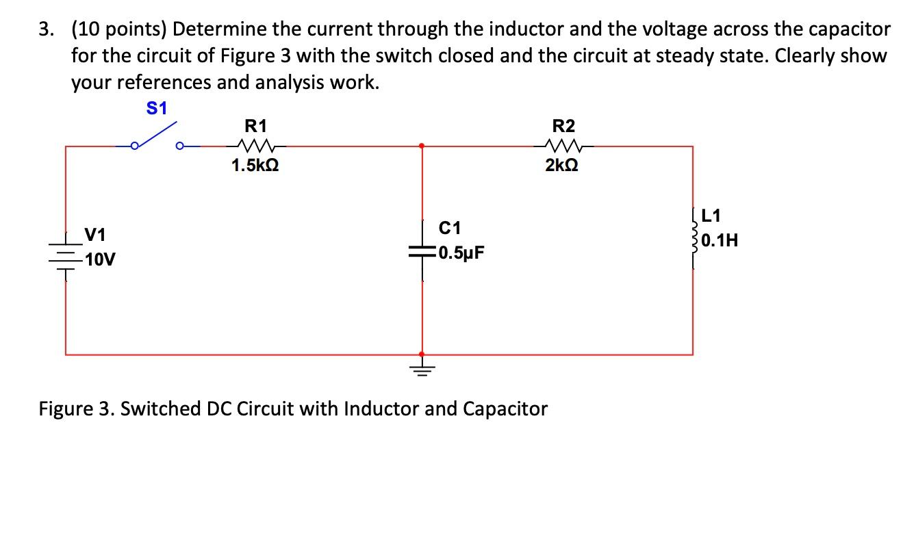 Solved 3. (10 points) Determine the current through the | Chegg.com