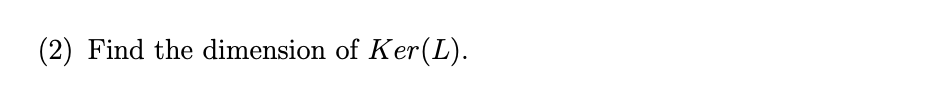 Solved Problem 6 Consider the linear map L : R3 → P3 defined | Chegg.com