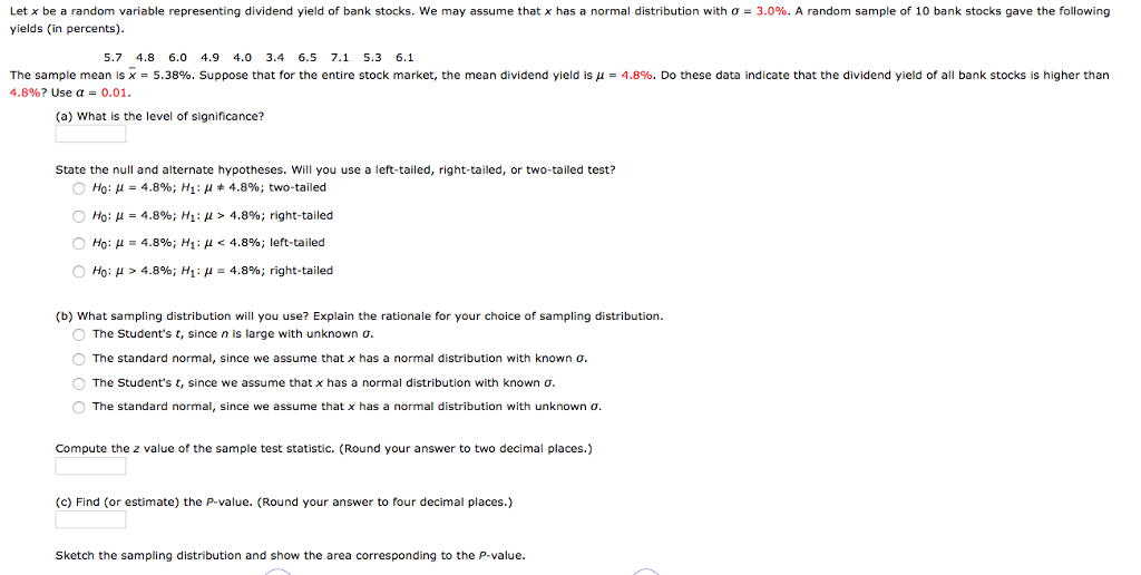 Solved Let x be a random variable representing dividend | Chegg.com