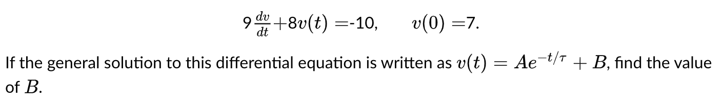 Solved Consider The Following First Order Ode 9714