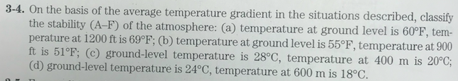Solved 3-4. On the basis of the average temperature gradient | Chegg.com