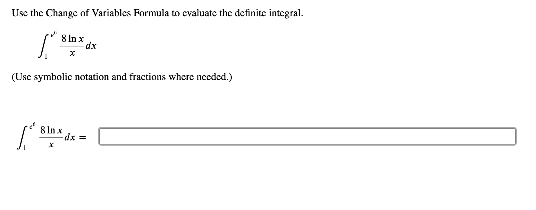 Solved Use the Change of Variables Formula to evaluate the | Chegg.com