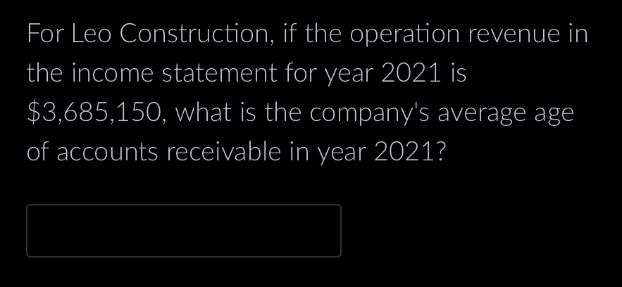 Solved Given the following Balance Sheets for Leo | Chegg.com