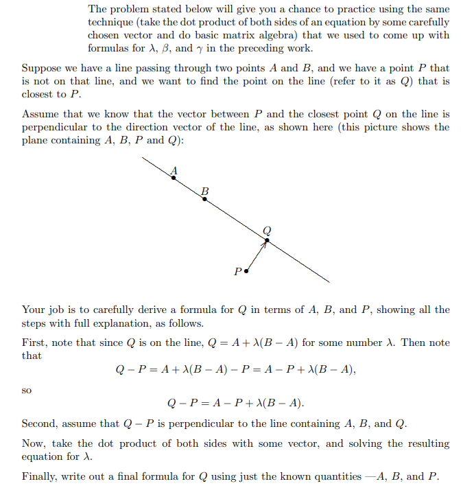 Solved The problem stated below will give you a chance to | Chegg.com