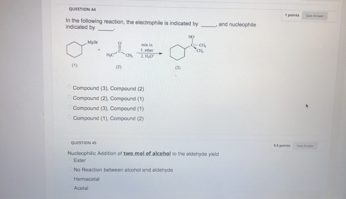 Solved QUESTION 44 1 points Save Answe In the following | Chegg.com Solved QUESTION 44 1 points Save Answe In the following | Chegg.com