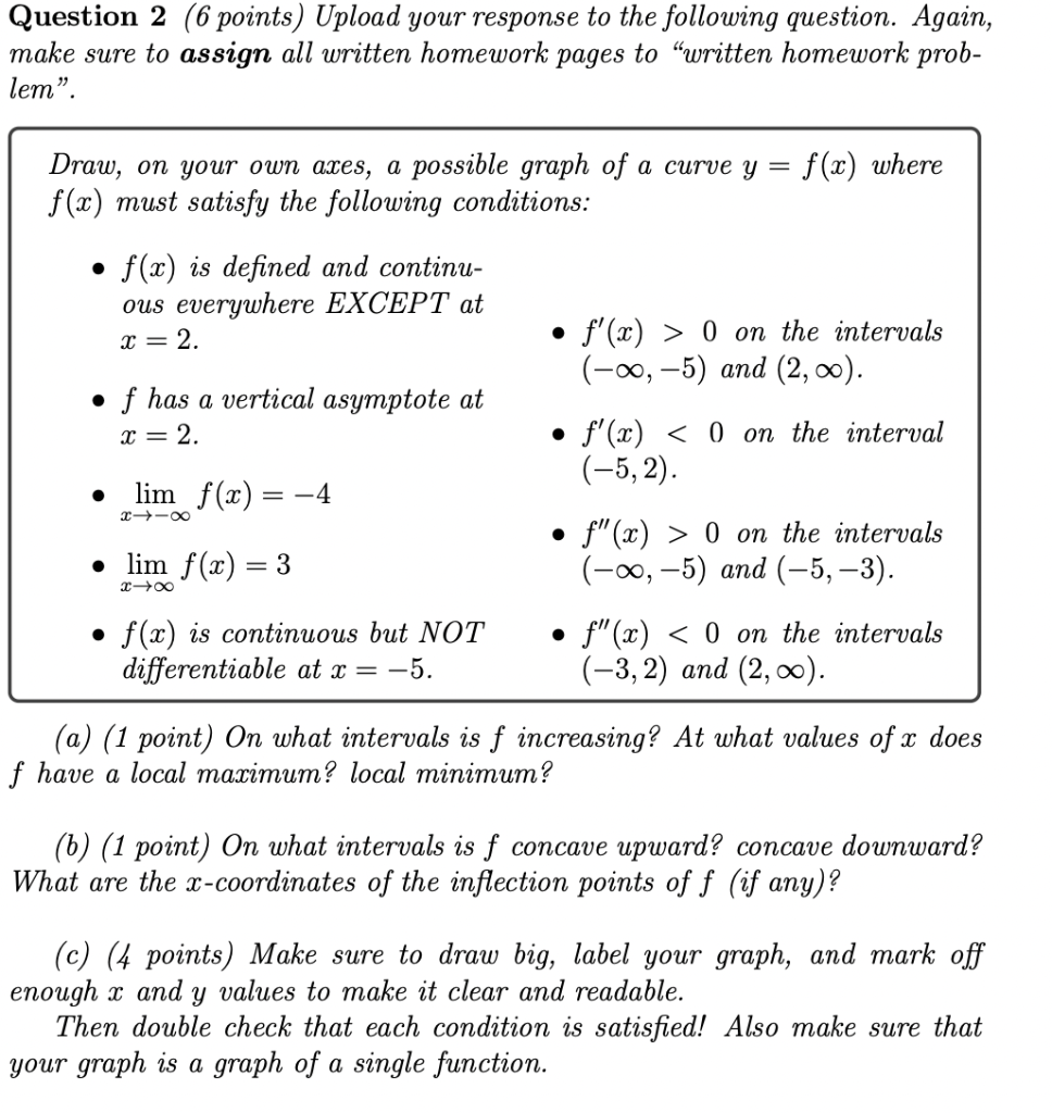 Question 2 (6 points) Upload your response to the | Chegg.com