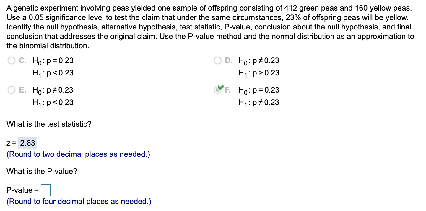Solved using excel NORM.S.DIST function and keep getting it | Chegg.com