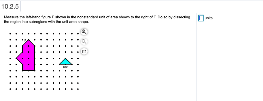 Solved 10.2.5 Measure the left-hand figure F shown in the | Chegg.com