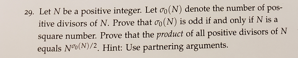 Solved 29, Let N be a positive integer. Let T) (N) denote | Chegg.com