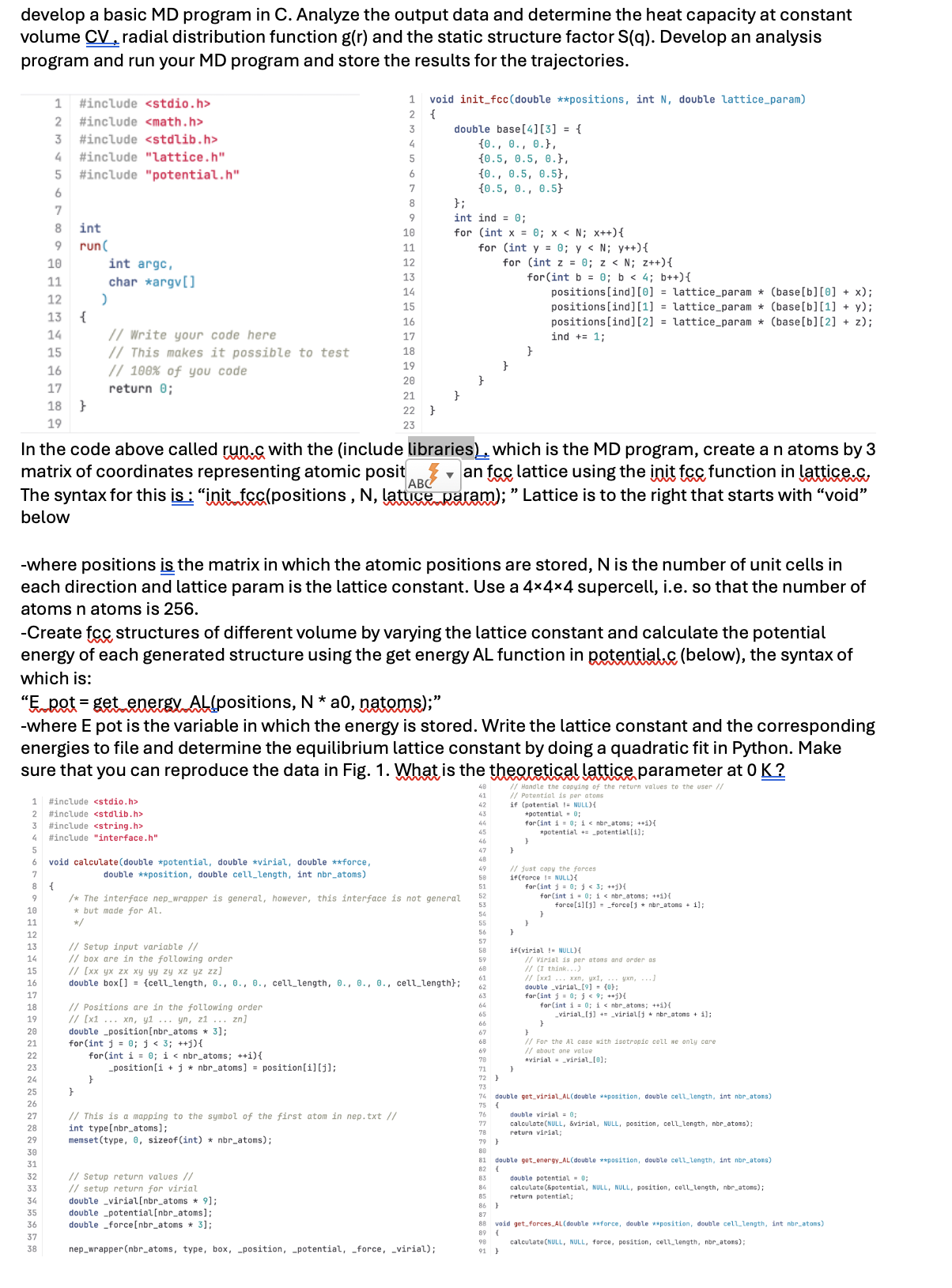Solved Regarding Physics computation in C language and | Chegg.com
