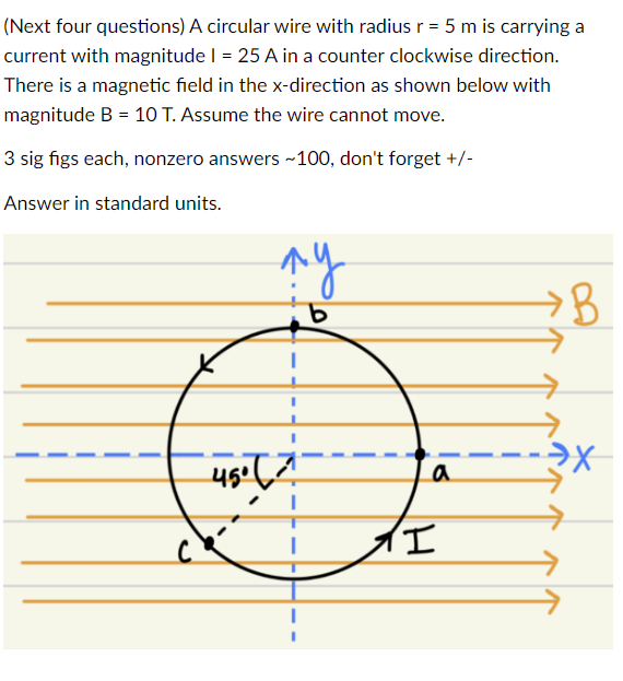 Solved (b) What is the component of the force per unit | Chegg.com