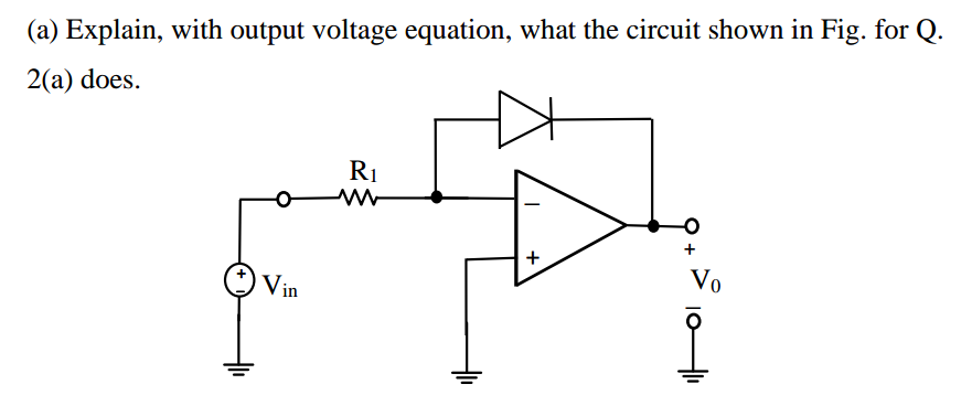 Solved (a) Explain, with output voltage equation, what the | Chegg.com