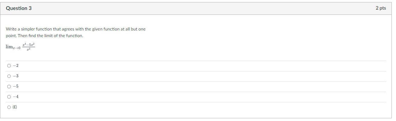 Solved Write A Simpler Function That Agrees With The Given