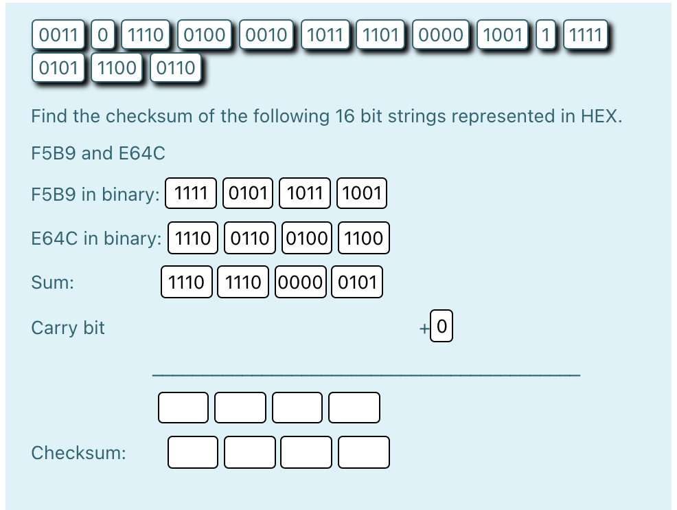 Solved 0011 0 1110 0100 00101011 11010000 1001 11111 | Chegg.com