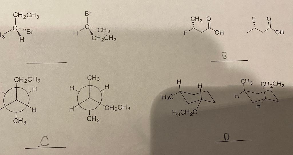 Solved Identify as A. Identical B. Constitutional isomers | Chegg.com