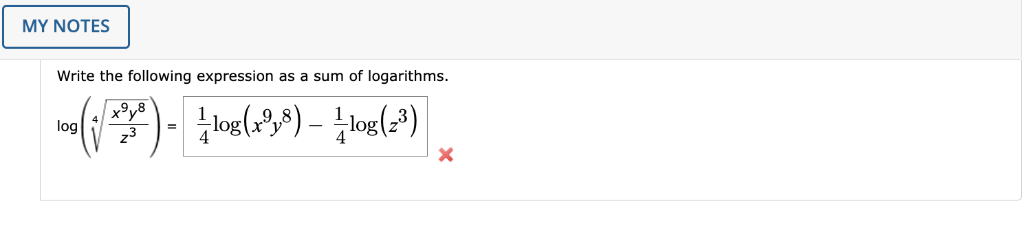 Solved Write the following expression as a sum of | Chegg.com