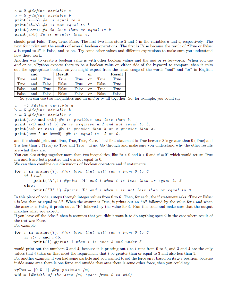 Experiment 11: Learning Even More GlowScript Purpose | Chegg.com